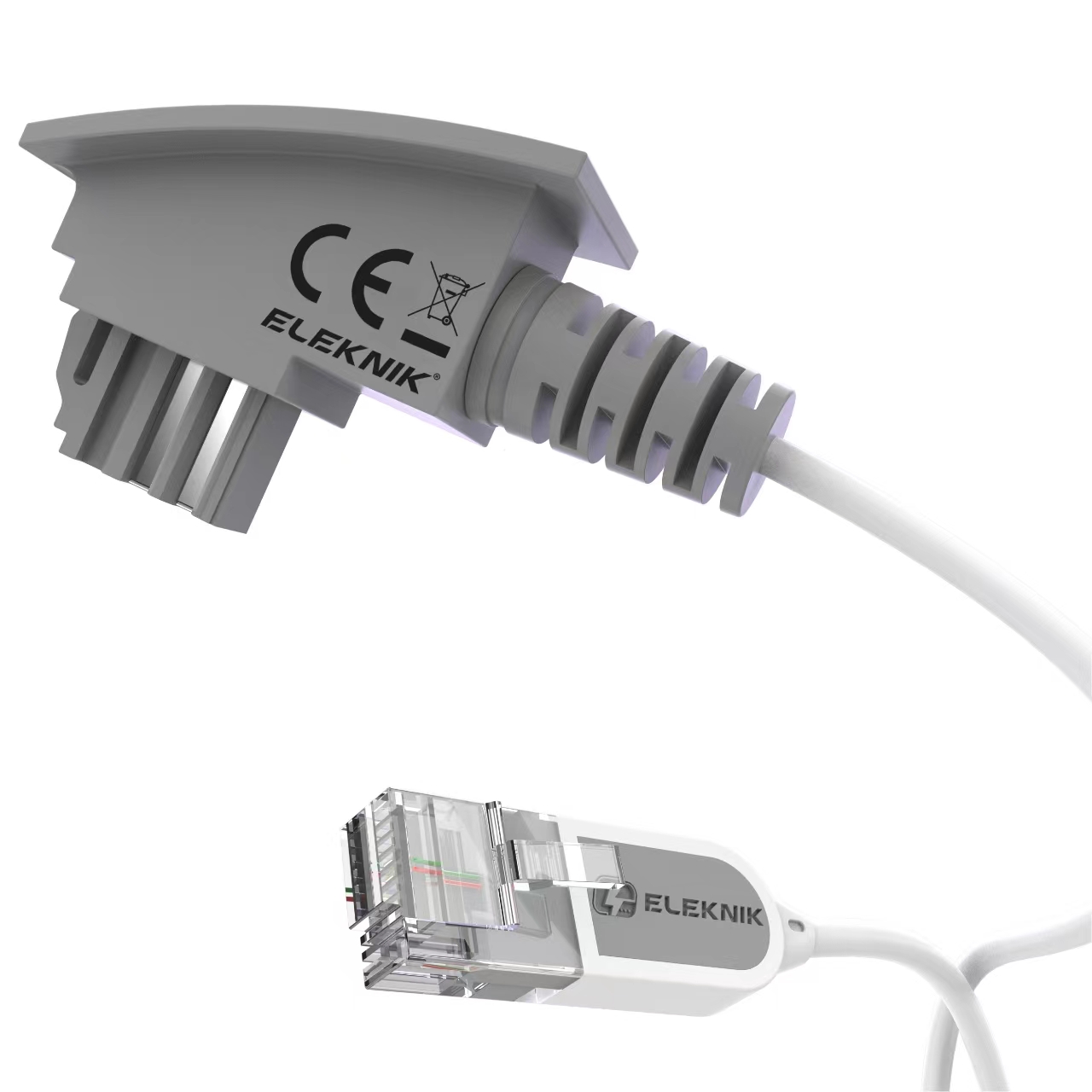 Eleknik DSL Cable with Galvanic Signature - VDSL 250 Mbps | TAE to RJ45